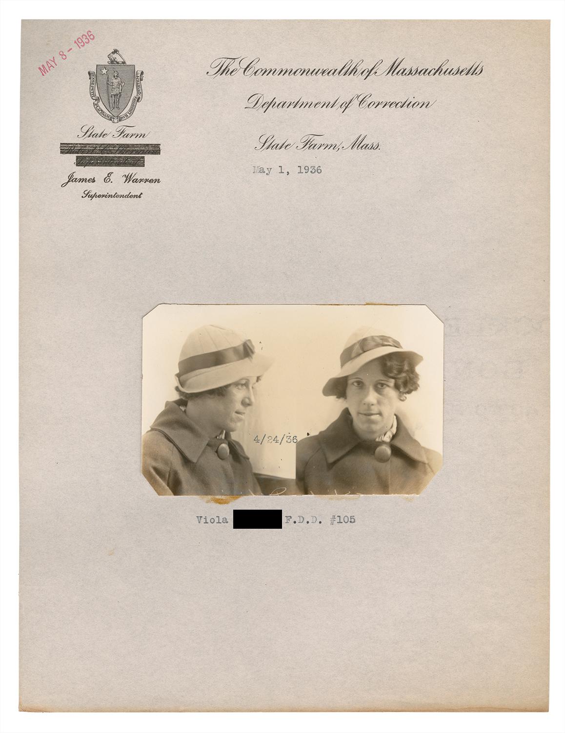 From the Collection: The Mug Shots, Massachusetts Correctional System ...